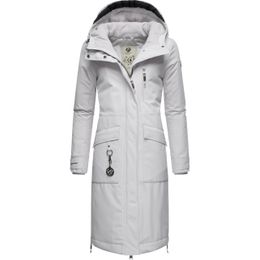 Ragwear Damen Wintermantel "Refutura Remake", grau, Gr. M, Obermaterial: 100% Polyester. Futter: 100% Polyester. Wattierung: 100% Polyester, M&auml;ntel,