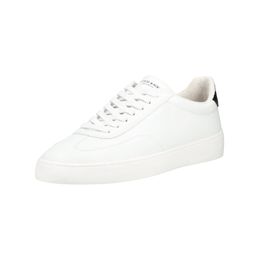 Scotch & Soda SCOTCH & SODA Herren Sneaker "Scotch & Soda Sneaker Lederimitat", Gr. 45, schwarz-wei&szlig;, Lederimitat, Schuhe