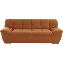 2-Sitzer DOMO collection, B:211cm H:76cm T:96cm, gold, Sofas, "Lagoa, moderne Sitzheftung, bequem & komfortabel, Breite 211cm", frei im Raum