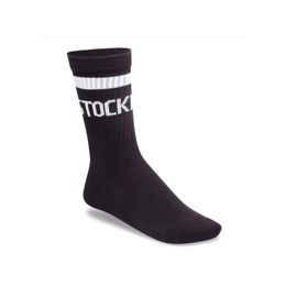 Birkenstock Socken 'COTTON CREW BLACK/WHITE' Herren Gr&ouml;&szlig;e 42/44 schwarz