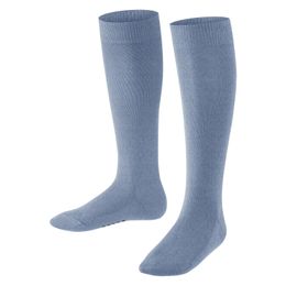 Falke Kinder Kniestr&uuml;mpfe "Family", Gr. 19, blau, Obermaterial: 92% Baumwolle CO. 7% Polyamid PA. 1% Elasthan EL., glatt, Socken