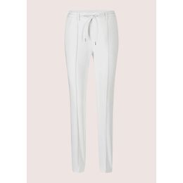 Madeleine Mode MADELEINE Damen Schlupfhose "Jogpants Stretchhose mit Tunnelzug", wei&szlig;, Modern, Gr. 17, Obermaterial: 95% Polyamid PA. 5% Elasthan EL., Hosen,