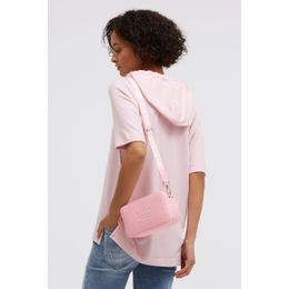 SOCCX Damen Umh&auml;ngetasche, rosa, Lederimitat, unifarben, Taschen, mit abnehmbarem Schulterriemen