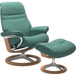 Relaxsessel stressless, B:83cm H:105cm T:74cm, gr&uuml;n, Leder BATICK: BATICK ist ein leicht korrigiertes, durchgef&auml;rbtes und genarbtes M&ouml;belleder, bei