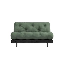 Daybett Karup Design, B:140cm H:85cm, gr&uuml;n, Bezug: 80% Baumwolle, 20% Polyester, Daybetten, "Roots Sofa Bed, Schlafsofa,, Bettfunktion,