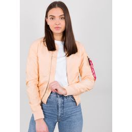 Damen Bomberjacke "MA-1 TT Light W", rot, Gr. S, Alpha Industries, Shell: 100% Nylon. Lining: 100% Nylon, Jacken