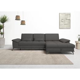 Ecksofa OTTO HOME, B:301cm H:89cm T:176cm, braun, Luxus-Microfaser (90% Polyester, 10% Polyamid);Samtoptik (100% Polyester), Wohnzimmer, Sofas,