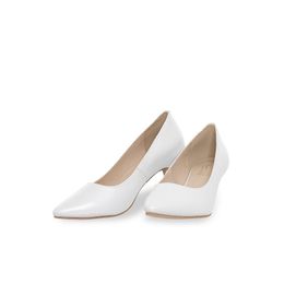 Hirschkogel Damen Pumps "Pumps 09671000-081", Gr. 40, wei&szlig;, Obermaterial: 100% Lederfaserstoff LEAFIBTEX., Schuhe