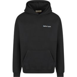 Herren Kapuzenpullover "Another Cotton Lab It Will Be Alright Oversized Hoodie", schwarz, Gr. S, ANOTHER COTTON LAB, bedruckt, 60% Baumwolle, 40%