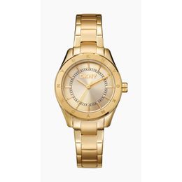 DKNY Damen DKNY Quarzuhr &raquo;Chambers Sport&laquo; Armbanduhr, Damenuhr, Edelstahlarmband, analog gold Einheitsgr&ouml;&szlig;e