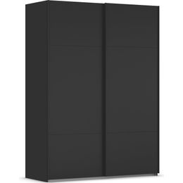 Schwebet&uuml;renschrank Rauch, B:162cm H:223cm T:68cm, schwarz, Holzwerkstoff, Schr&auml;nke, "Kleiderschrank Schrank Garderobe Schlafzimmerschrank CONTIDO",