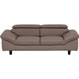 2-Sitzer OTTO HOME, B:202cm T:108cm, braun, Sofas, "Pilot", Big-Sofa mit Kopfteilverstellung