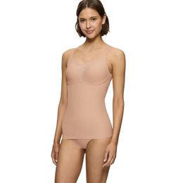 Triumph Damen BH-Hemd "Shape Smart Bra-Shirt", Gr. 1, beige, Microtouch, Obermaterial: 62% Polyamid, 26% Elasthan, 12% Polyester, unifarben, BHs,