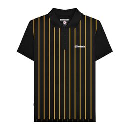Lambretta - Poloshirt f&uuml;r Herren (Schwarz/Gold)
