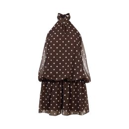 CLOUD 5IVE Damen A-Linien-Kleid "CLOUD 5IVE Chiffon Dress"braun, Gr. XXL, 100% Polyester, Kleider