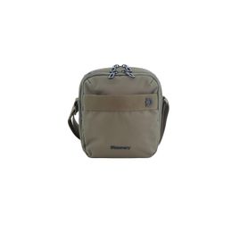 DISCOVERY Damen Schultertasche "Downtown", beige, Kunstfaser, unifarben, Taschen, Made of RPET Polyester material