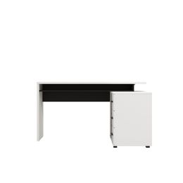 Schreibtisch Home Affaire, B:137,5cm H:75cm, wei&szlig;, Jugendzimmer, Tische, "Arhimed", zeitlos und praktisch, Home Office geeignet