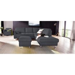 Sit & More sit&more Hocker &raquo;Belfort&laquo; mit Stauraumfach grau Luxus-Microfaser (90% Polyester, 10% Polyamid);Flachgewebe (100% Polyester);Luxus-Microfaser ALTARA 