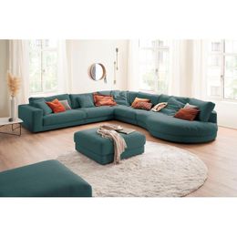 3C Candy Ecksofa &raquo;Enisa II, bequem und komfortabel, Mega Familiensofa, L-Form&laquo; incl. 3 Flatterkissen, wahlweise mit Flecken-Schutz-Bezug Easy care 