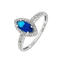 Diamant Leternel Ring Damen Gr&ouml;&szlig;e 49 silber