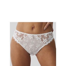 Lascana Damen Slip, Gr. 56, wei&szlig;, Microtouch, Obermaterial: 50% Polyamid, 30% Polyester, 20% Elasthan, Unterhosen, mit sch&ouml;ner