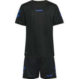 Hummel Trainingsanzug 'BLAZE CLUB 26 POLY' Jungen Gr&ouml;&szlig;e 140 blau / schwarz