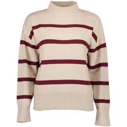 Blue Seven Damen Strickpullover "Rollkragenpullover", beige, Gr. 42, 50% Viskose, 28% Polyester, 22% Polyamid, Pullover