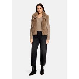 BETTY & CO BETTY & CO Damen Loose-fit-Jeans "Damen mit Waschung"schwarz denim, Gr. 36, Obermaterial: 99% Baumwolle, 1% Elasthan, Jeans