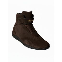 Yoxeone High-Top Sneakers 'Pat' female size 37 Chocolate