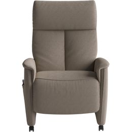 Sit & More TV-Sessel SIT & MORE, B:76cm H:119cm T:84cm, braun, 98% Polyester, 2% Polyamid, Sessel, "Cremona Comfort", wahlweise manuell oder elektrischer