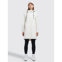 Khujo Damen Kurzmantel "ADDA3", wei&szlig;, Gr. S, Crinkleoptik, Web, 100% Nylon, M&auml;ntel