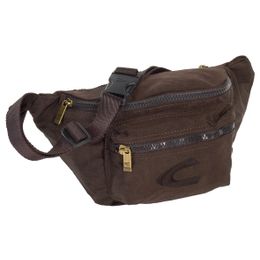 Camel Active Damen Bauchtasche "Journey", braun, Nylon, aufgeraut, bestickt, clean, unifarben, Taschen, Herren Crossbody-Bag, funktional perfekt f&uuml;r