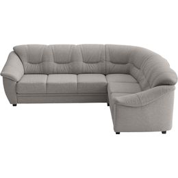 Sit & More Ecksofa SIT & MORE, B:262cm H:90cm T:212cmgrau, Wohnzimmer, Sofas, "Savona L-Form, B. 262cm, klassisches Design, Federkern, Komfort Sitz", option.