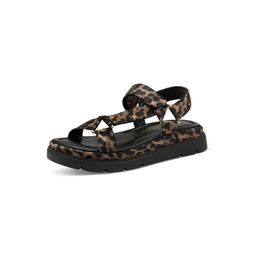 Tamaris Hiking Sandals female size 36 Brown / Cappuccino / Black