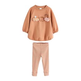 next Set girl size 74 Beige / Light brown / Rose