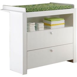 Wickelkommode TRENDTEAM, B:96cm H:111cm T:69cm, wei&szlig;, Wickelkommoden, "Olivia, Deal f&uuml;r begrenzte Zeit"