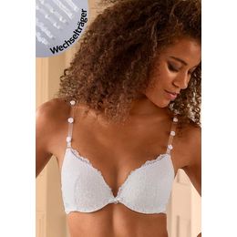 VIVANCE Push-up-BH reinwei&szlig; Gr. 75B. Vergr&ouml;&szlig;ert Optisch Die B&uuml;ste und mit B&uuml;gel. Nachhaltig.