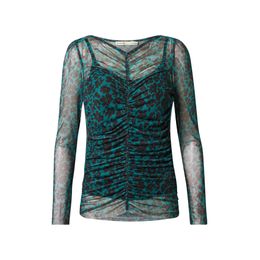 Oasis Bluse Damen Gr&ouml;&szlig;e L jade / schwarz