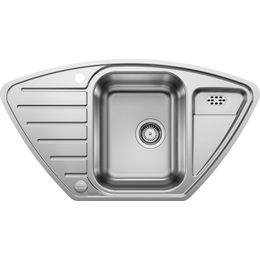 K&uuml;chensp&uuml;le Blanco, B:93cm, silber, Edelstahl, K&uuml;chensp&uuml;len, "LANTOS 9 E-IF"