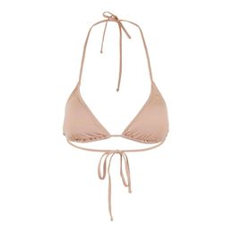 Pieces Bikini Top female size 90 Champagne