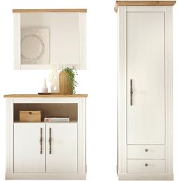 Garderoben-Set OTTO HOME, B:178cm H:203cm T:46cm, wei&szlig;, Flur, Kastenm&ouml;bel-Sets, "Westminster, Garderobe im Landhausstil, Komplettset mit viel