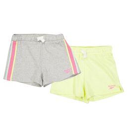 Reebok - Shorts f&uuml;r M&auml;dchen (2er-Pack) (Hellgrau meliert)