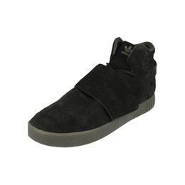 Adidas Originals Tubular Invader Strap Herren Hi Top Turnschuhe Shoes Schwarz Turnschuhe