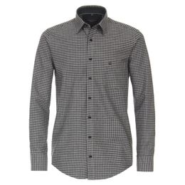 Casamoda Herren Flanellhemd "Casamoda Flanellhemd Langarm kariert", gr&uuml;n, Gr. XL, kariert, 100% Baumwolle, Hemden