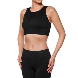 Falke Damen Sport-BH "Maximum Support", schwarz, Gr. XS, Obermaterial: 82% Polyamid PA. 18% Elasthan EL., BHs