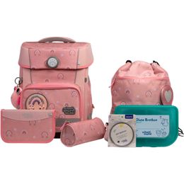 School-Mood Kinder Schulranzen "Champion Pro", rosa, Polyester, Rucks&auml;cke