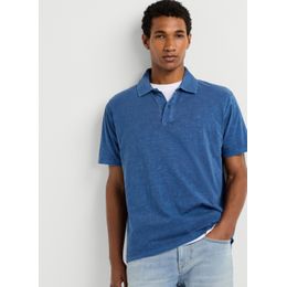 Pepe Jeans Herren Poloshirt "MICHAEL POLO", blau, Gr. XXL, meliert, Jersey, Obermaterial: 100% Baumwolle, Shirts, aus reiner Baumwolle