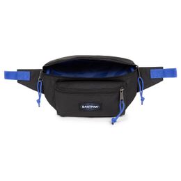 Eastpak Damen Bauchtasche "DOGGY BAG", schwarz, Textil, mehrfarbig, Taschen, G&uuml;rteltasche, Minibag mit Logo-Aufn&auml;her