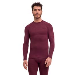 Falke Herren Langarmshirt "Thermozone Backpack-Ready", rot, Gr. S, Obermaterial: 56% Schurwolle WV. 40% Polyamid Polyam.recyc. 4% Elasthan EL., Shirts