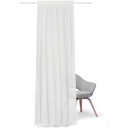 Gardine FEEL OF NATURE, B:140cm H:245cm, wei&szlig;, Baumwolle, Wohnzimmer, Gardinen, "Freja", HxB: 245x140